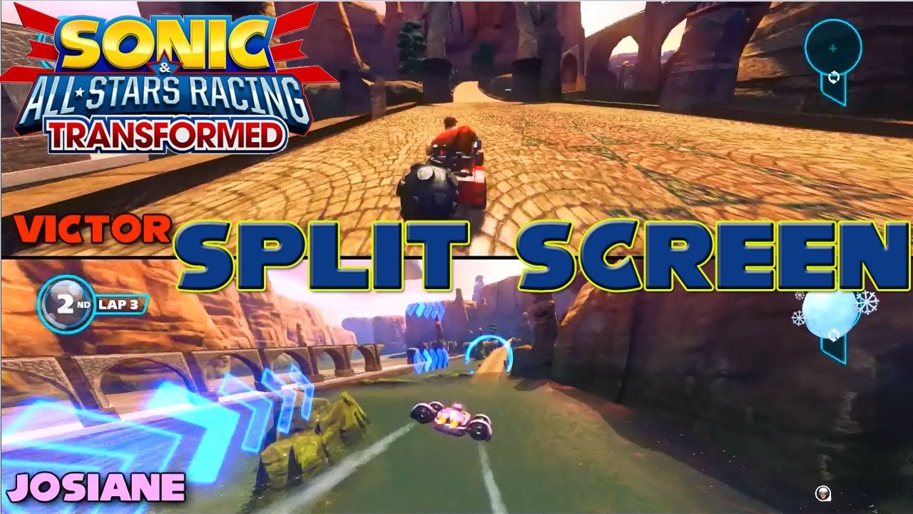Sonic & All-Star Racing Transformed - PC Split Screen - YouTube