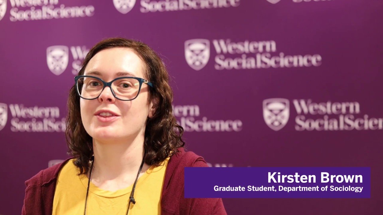 Kirsten Brown - Western Sociology - Graduate Student Testimonial - YouTube