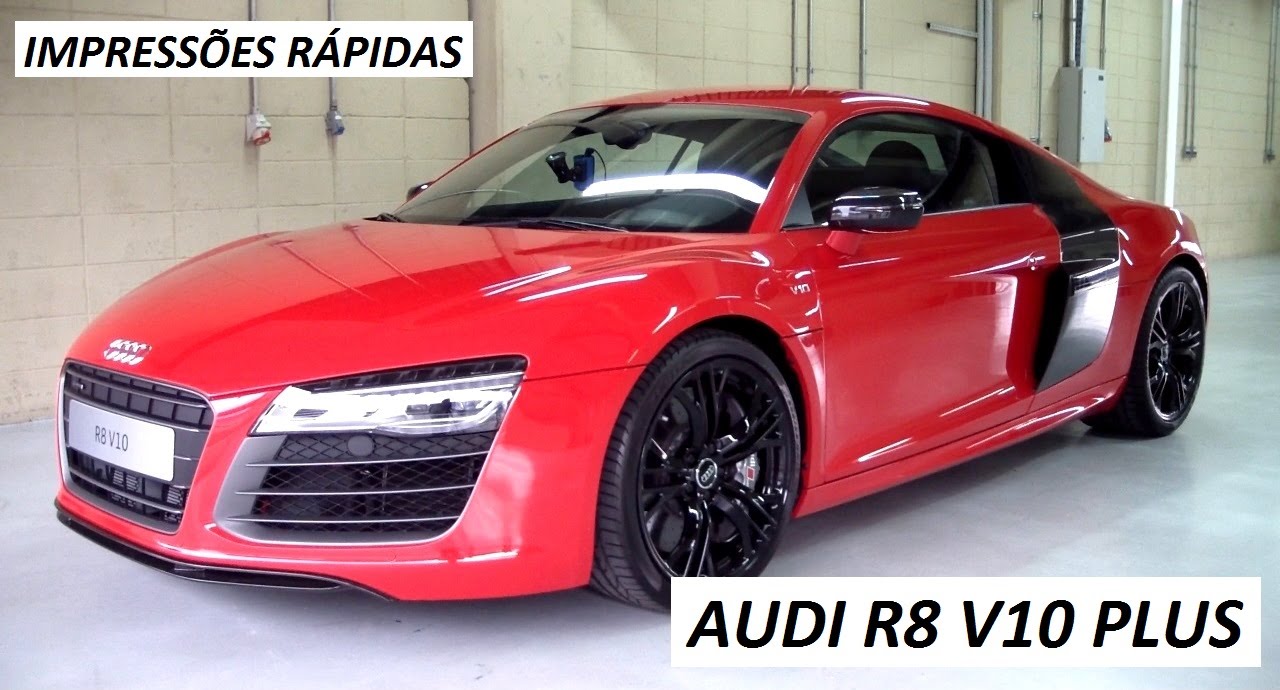 Audi R8 V10 Vermelho Audi R8 Coupé V10 Plus