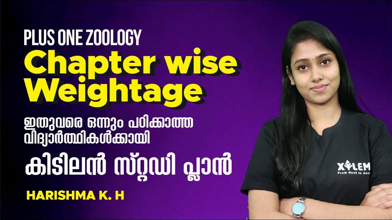 PLUS ONE ZOOLOGY CHAPTER WISE WEIGHTAGE | BEST STRATEGY FOR PLUS ONE ...