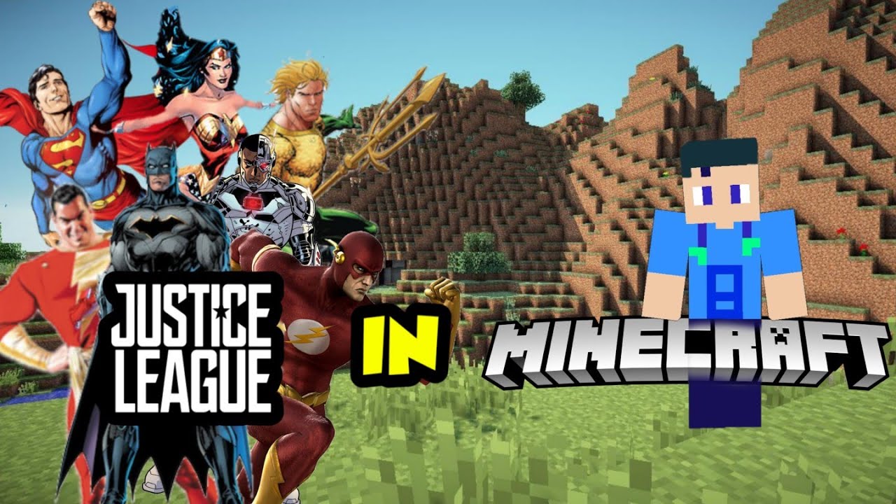 JUSTICE LEAGUE MINECRAFT ADDON - YouTube