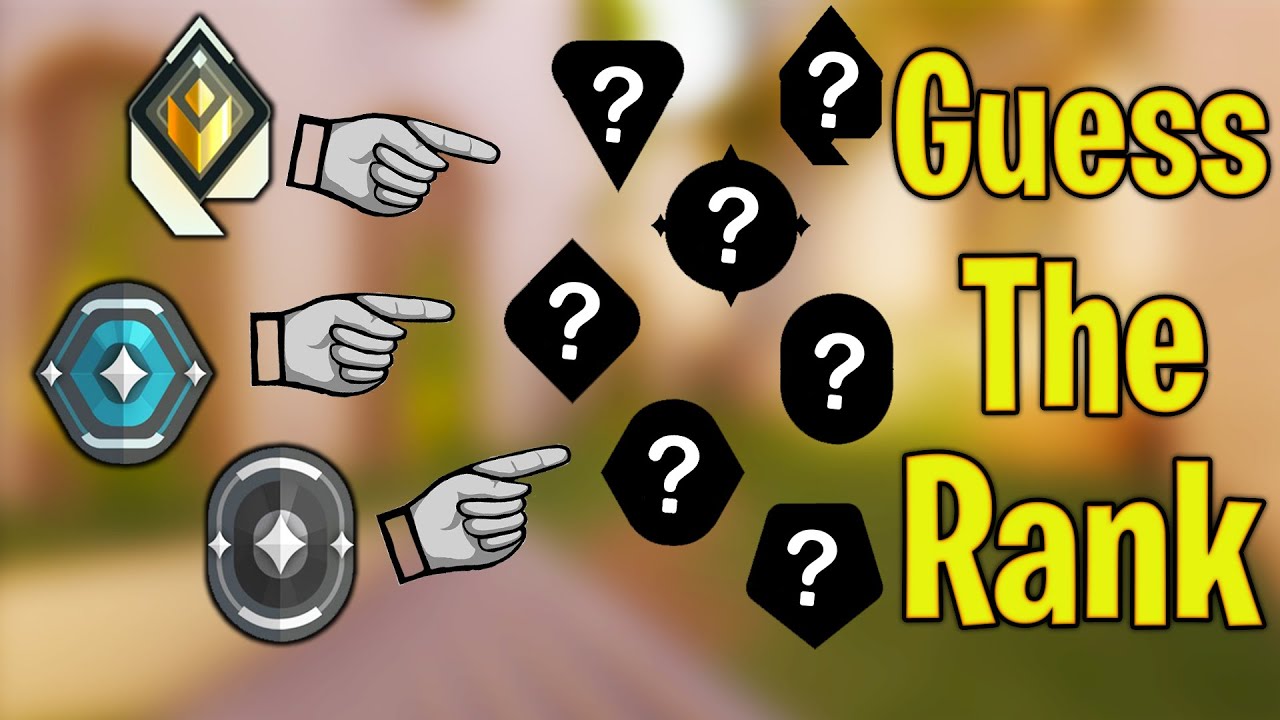 Valorant: Can Iron, Plat & Radiant Players Guess Your Rank!? - YouTube