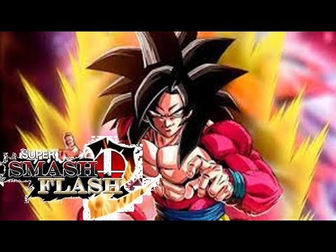 Ssf2 Goku ssj4 (Richard mohos) over mario mod - YouTube