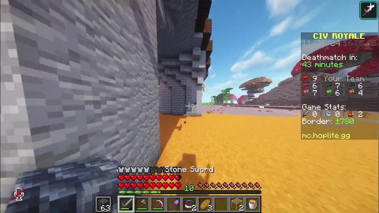 Playing competitive minecraft servers for the first time!! - YouTube