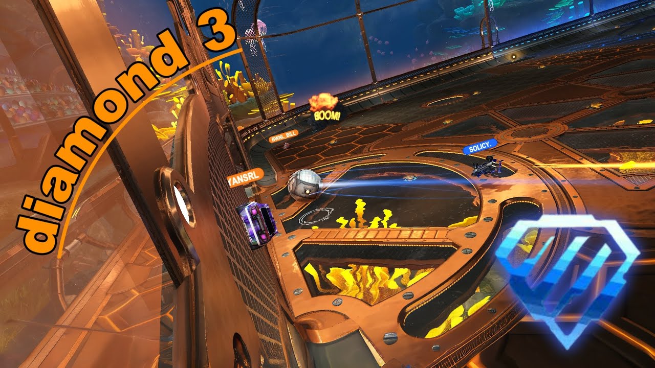 ROCKET LEAGUE Diamond 3 Gameplay going to Champ - YouTube