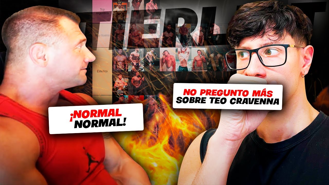 GERARDO REPOLLO arma TIERLIST de LOS MEJORES FISICOS de ARGENTINA *que ...