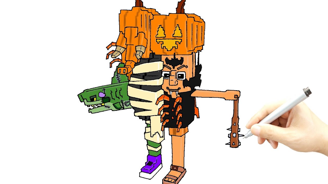 How to draw la spooky grande steal a brainrot roblox | step by step ...