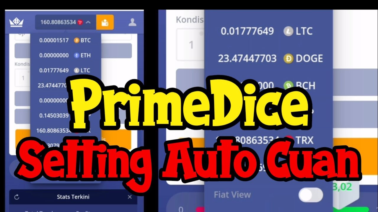 Setting PrimeDice !! Auto Cuan #primedice_strategy_2022 - YouTube
