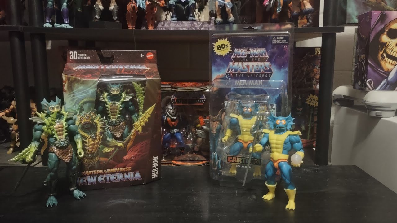 Masters of the Universe MasterVerse vs Origins Merman Which One Do You ...