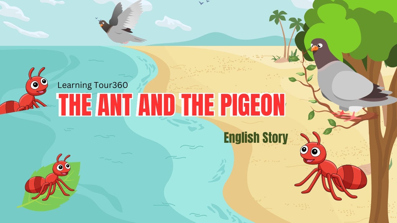 The Ant and The Pigeon | English Story | Kids Story | Moral Stories ...