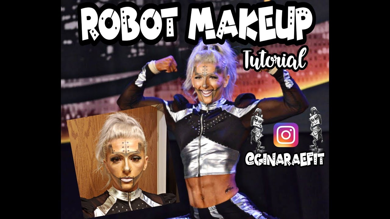 ROBOT Make Up Tutorial - YouTube