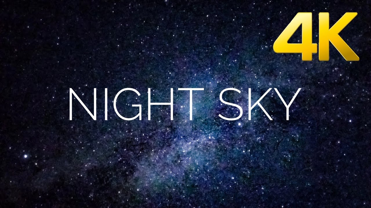 Night Sky | Stars | Time lapse in 4K - Feel the real and amazing night ...