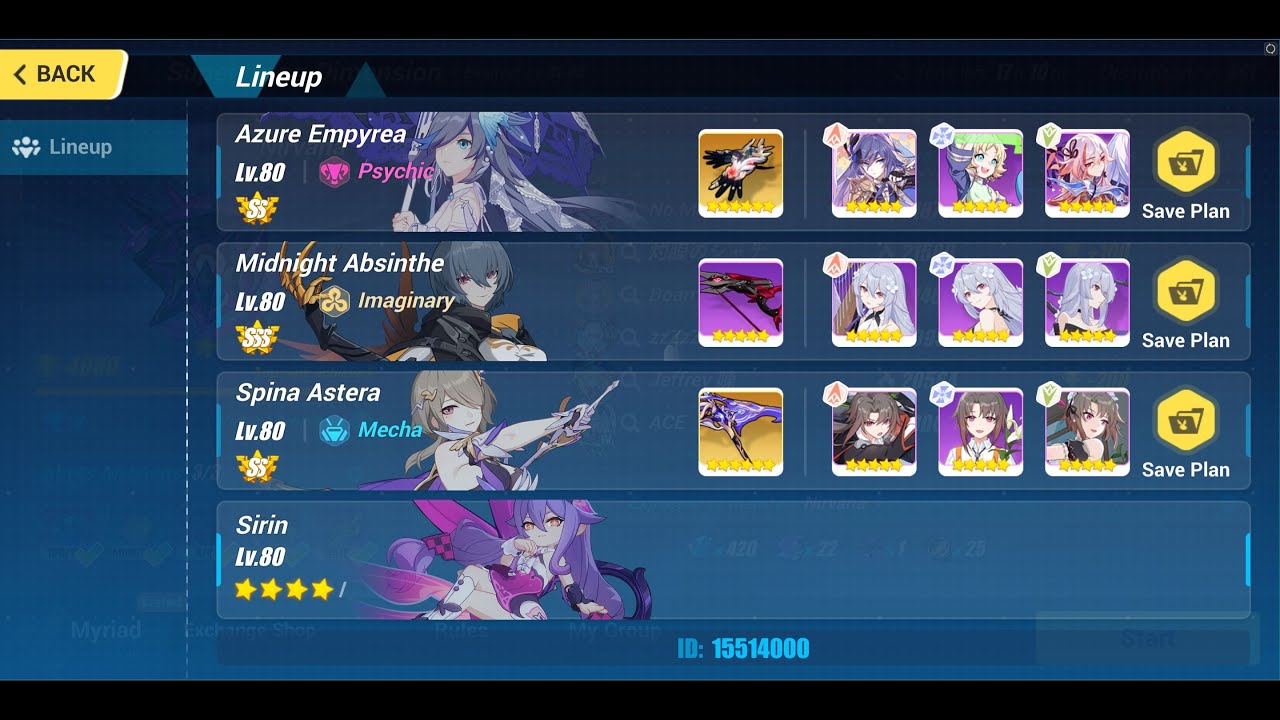 HI3 SEA - Nirvana Andrius (Type Counter) D441 - 681 pts - AE (SS) Raven ...