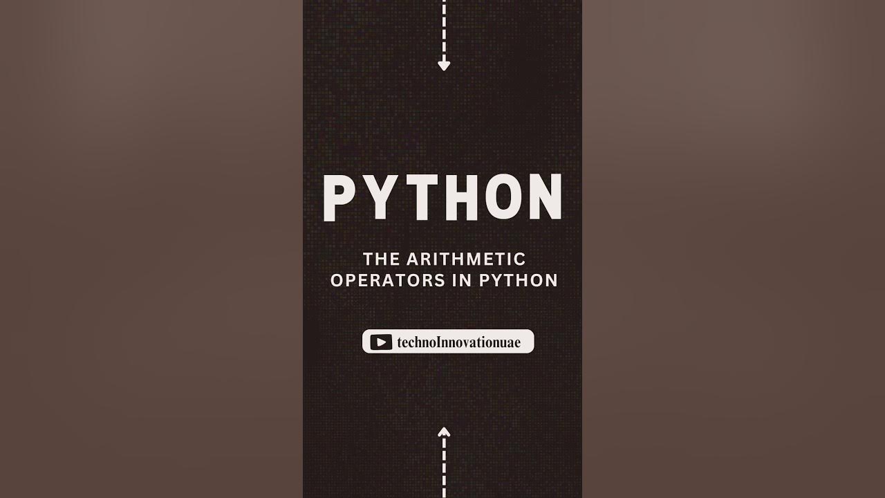 Python Essentials: Master Arithmetic Operators in Seconds! 🔢⚡ - YouTube