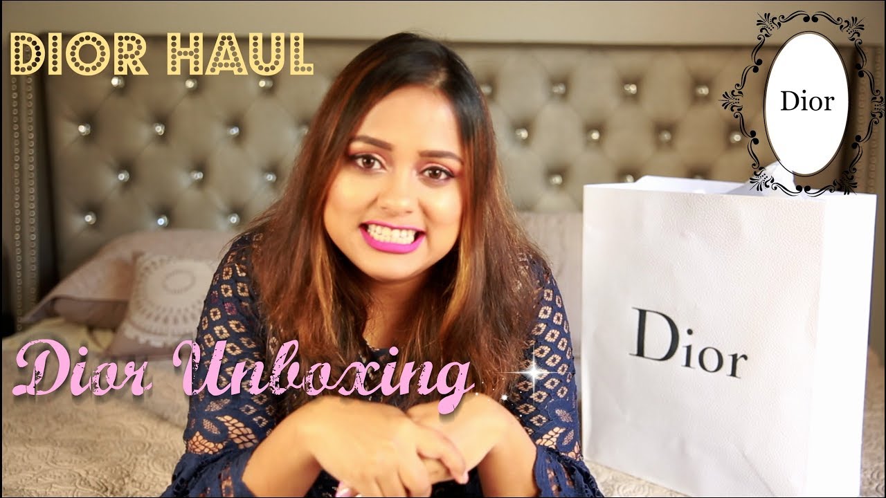 Dior Unboxing - Dior Haul Reveal (I can't believe I finally got this ...