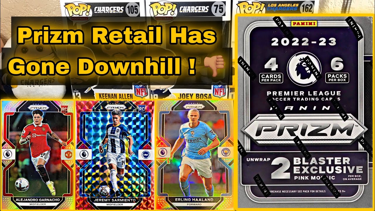 2022-23 Prizm Premier League Soccer Blaster Box! Red Mosaics! Super ...