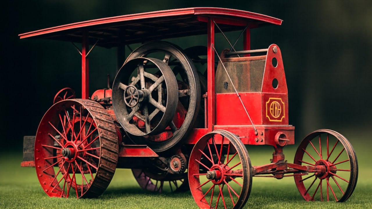 Первый трактор International Harvester (1908) - YouTube
