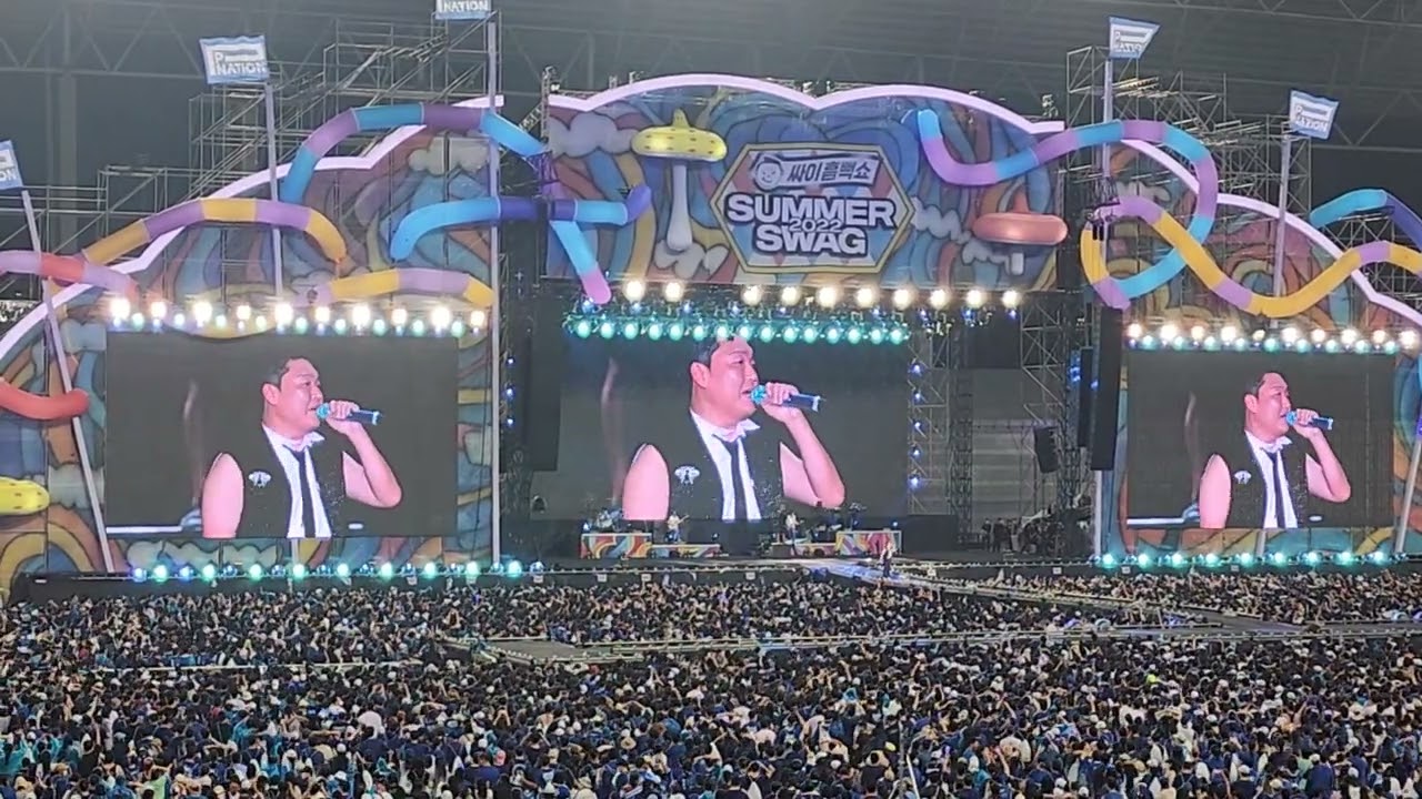 싸이 psy water concert 흠뻑쇼 싸콘 정규공연 마지막노래 언젠가는 - YouTube
