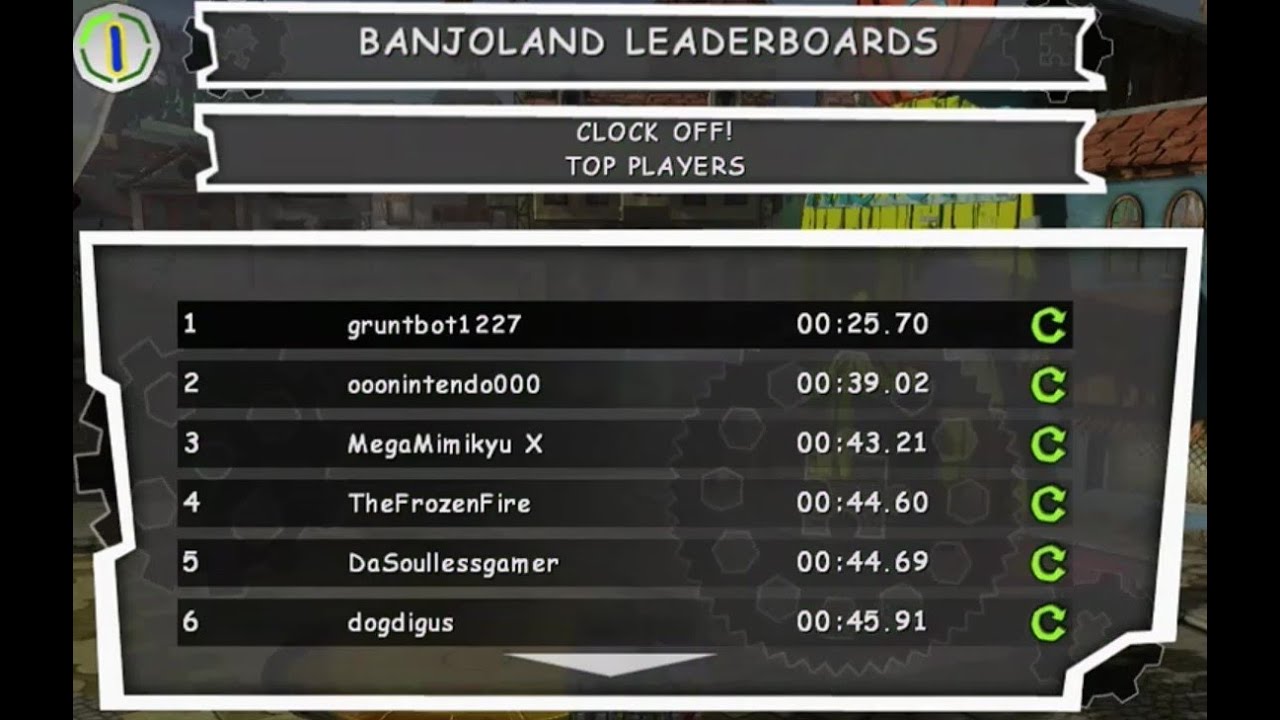 Banjo-Kazooie: Nuts & Bolts Leaderboard Tutorial (Banjoland Acts 3 and ...