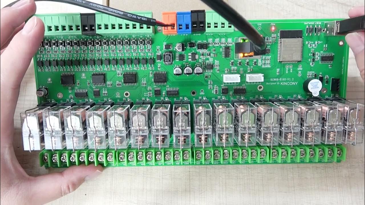 Kc868 E16s Ethernet Lan Web Server Demo Code For Arduino Ide Youtube