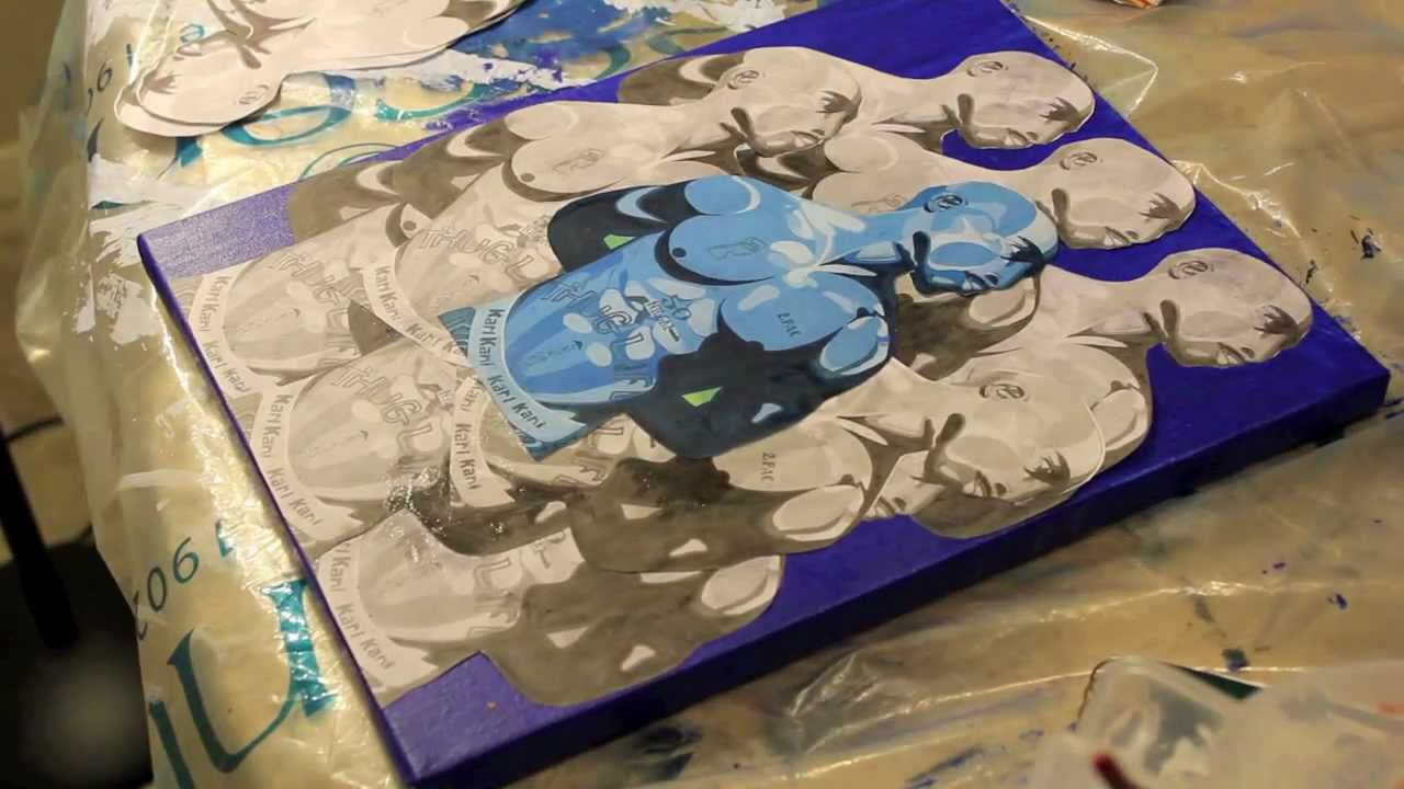 wheat paste TUPAC collage (FFRANK213 Channel) - YouTube