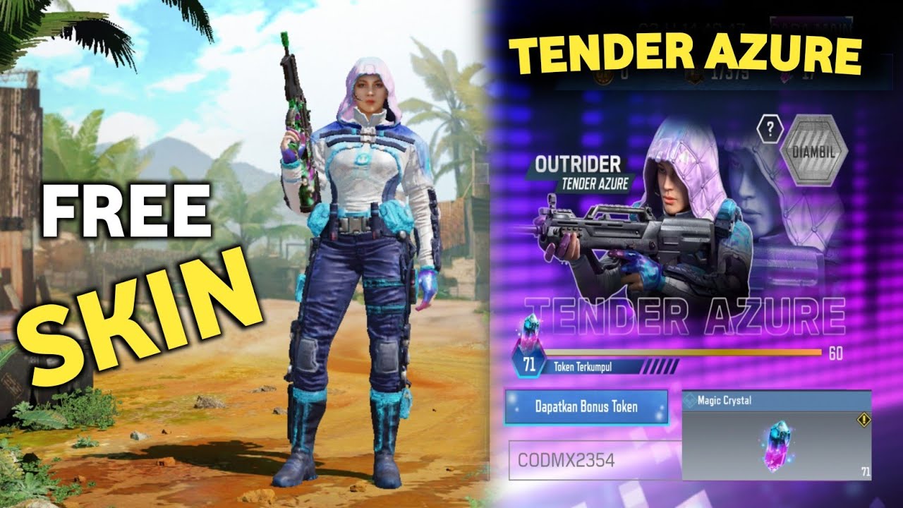 Free Skin Outrider Tender Azure Call Of Duty Mobile, Let's Try it in ...