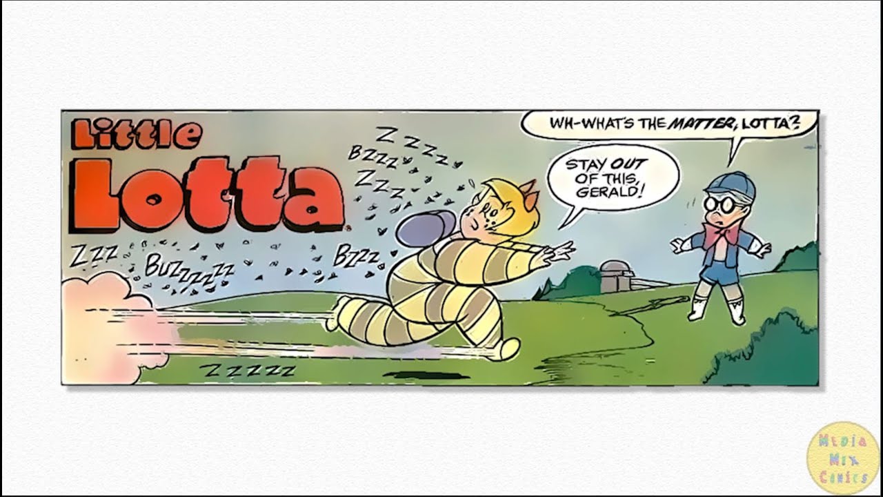 A Harvey Comics 1 Page Story #190 Little Lotta - YouTube