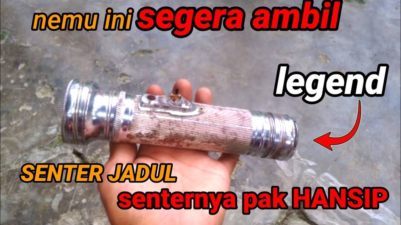 CARA MEMULIHKAN KEMBALI SENTER LAMA | Restorasi senter jadul - YouTube