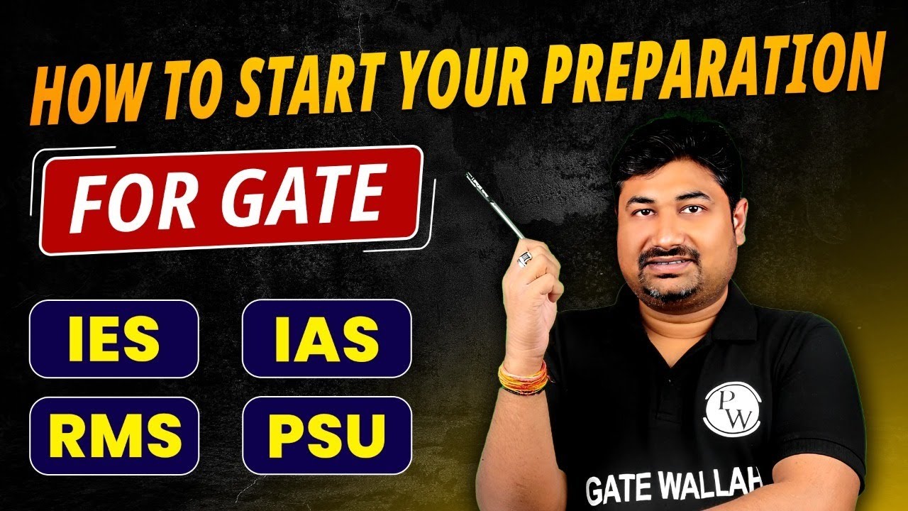 How To Start Your Preparation For GATE | IES | IAS | RMS | PSU - YouTube