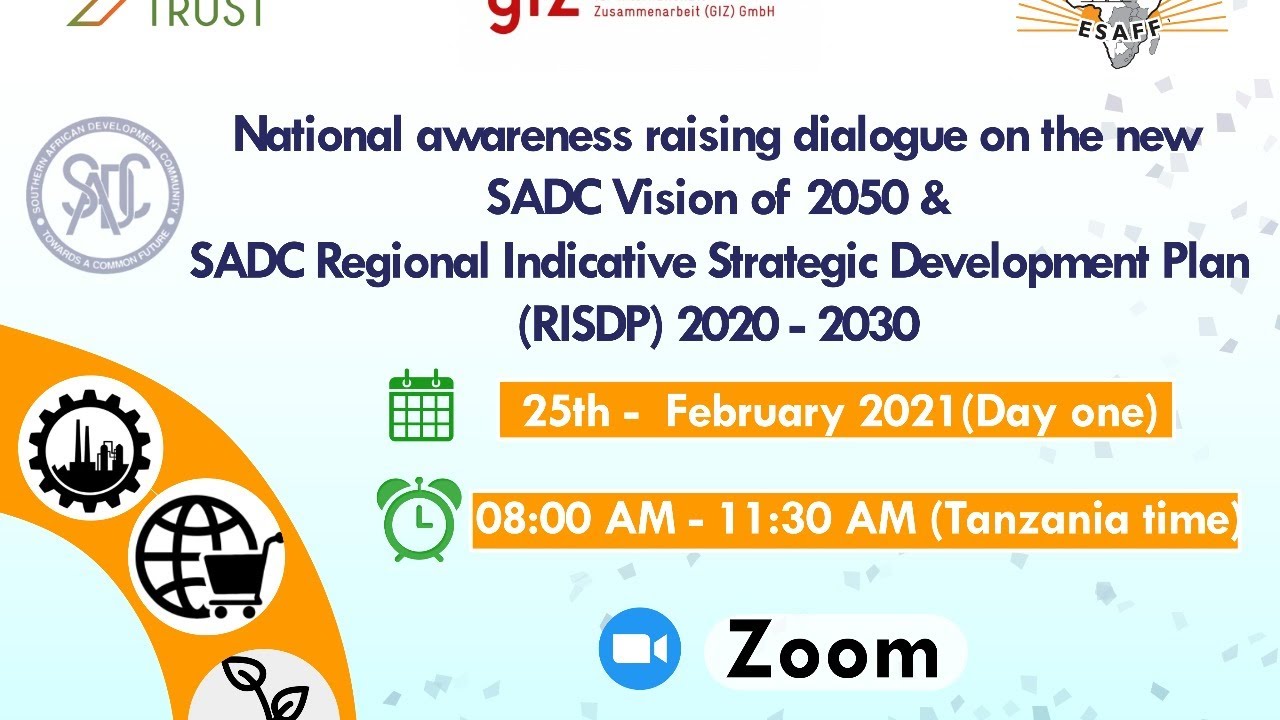 NATIONAL DIALOGUE ON SADC VISION 2050 AND RISDP 2020-2030" - YouTube