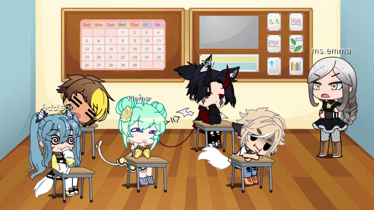 Middle finger (fun verzion) gacha club|| original idea?? || - YouTube