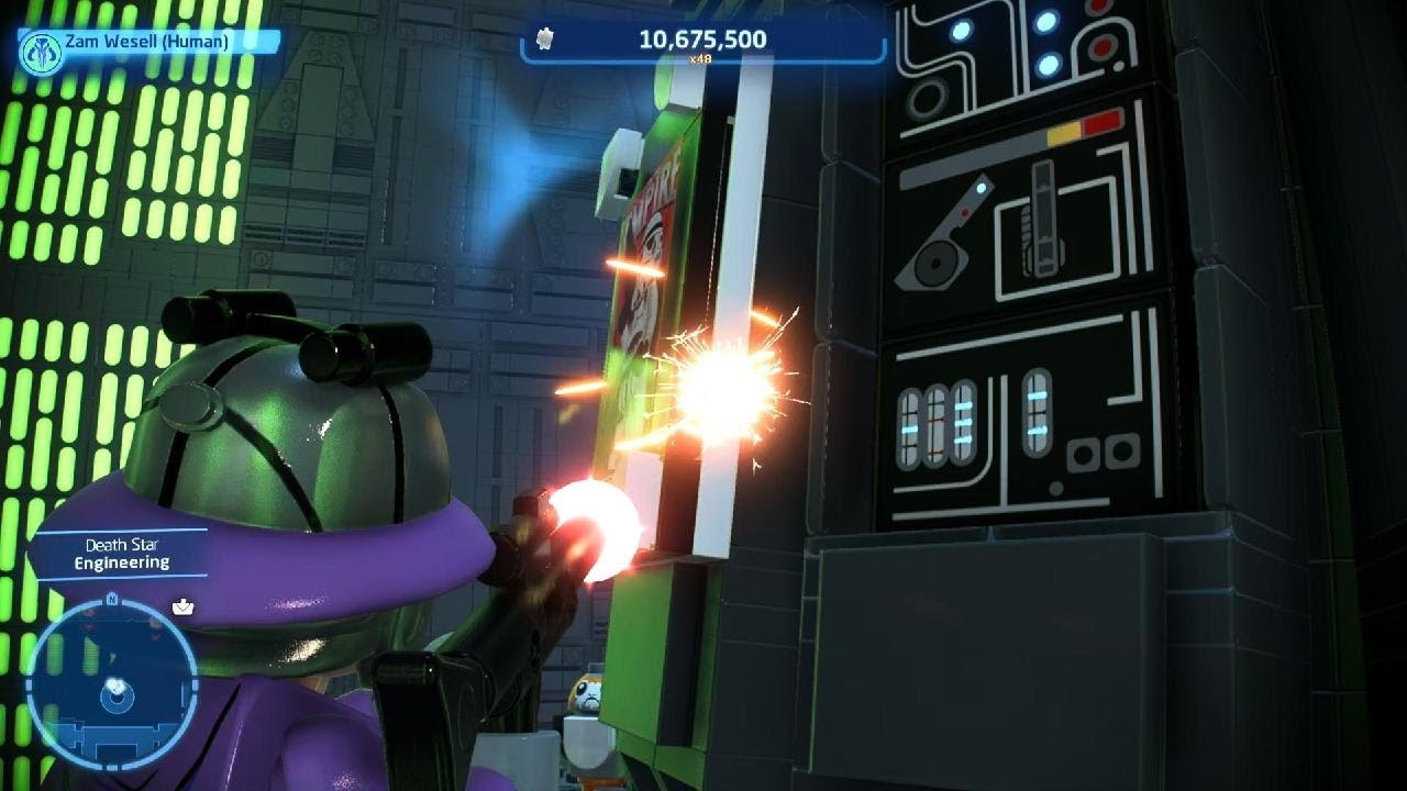 LEGO Star Wars: The Skywalker Saga Recruiter Booter Kyber Brick - YouTube