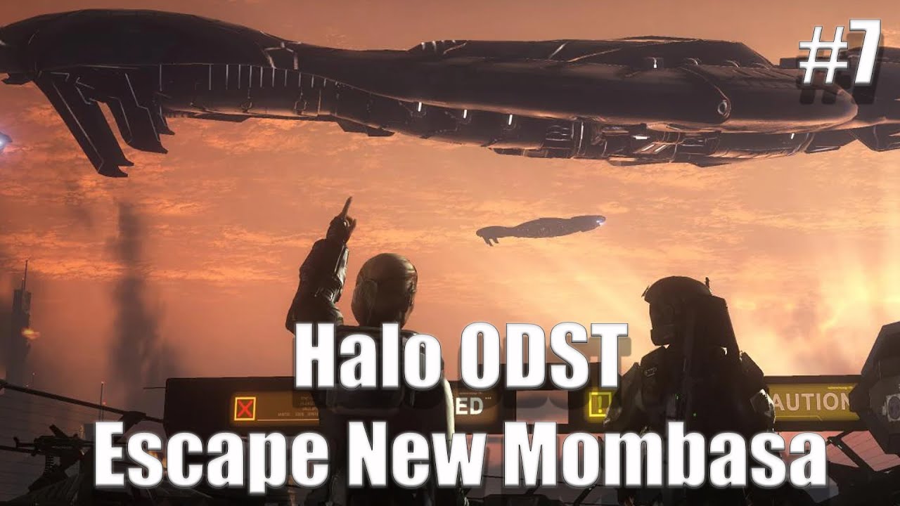 Escaping the City in Halo ODST Coastal Highway Campaign 4K - YouTube