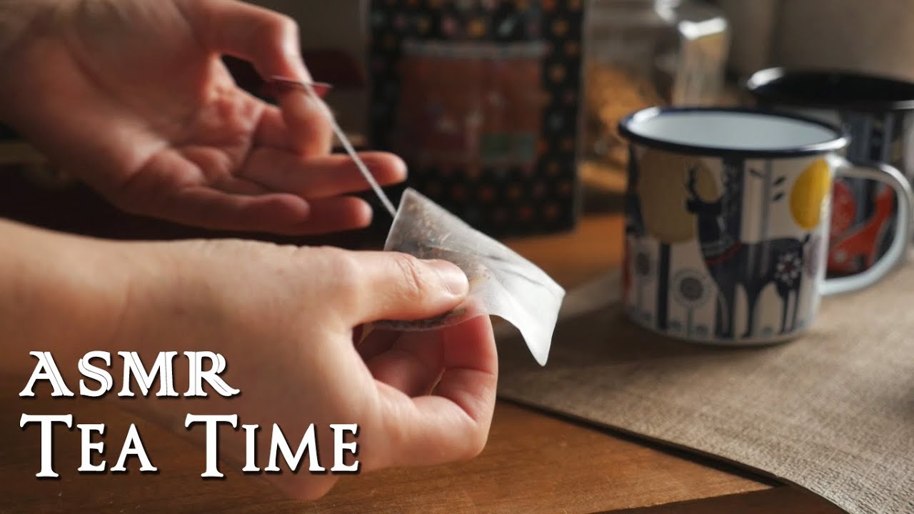 Tea Time ☕ | Cinematic ASMR (crinkling, tapping, tea bags, no talking ...