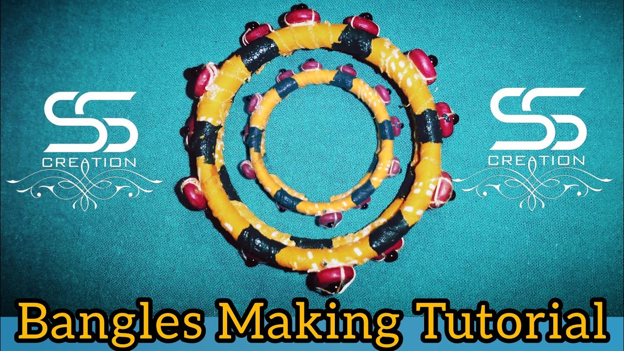💕 Diy 💕 Bangles Making Tutorial.. - YouTube