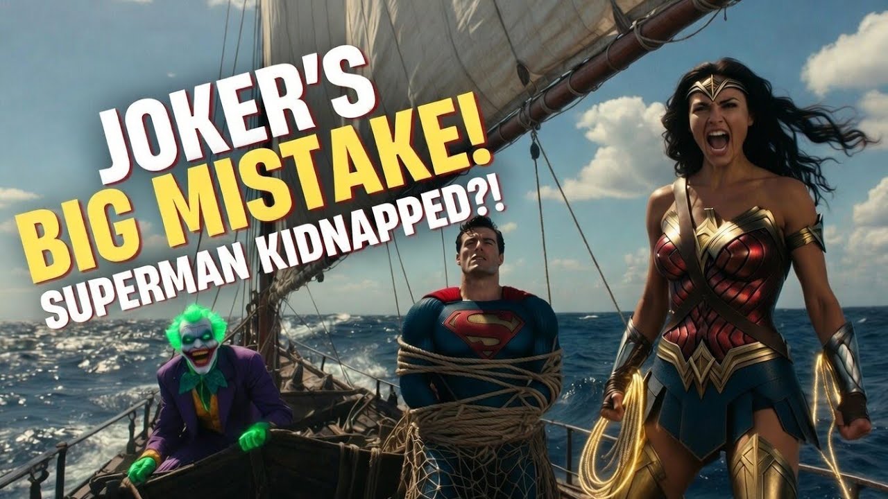 Joker’s Funny Kidnapping at Sea | Superman & Wonder Woman Epic Ship ...