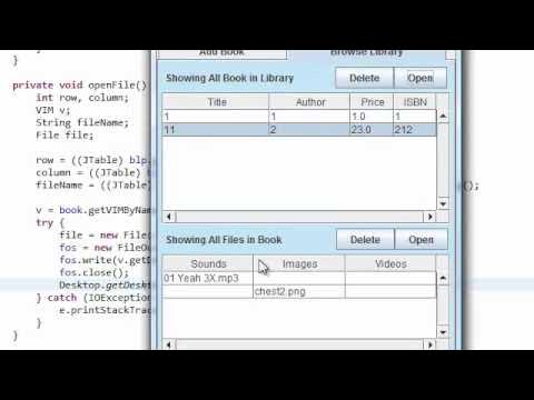 Java: Extended Simple Library System With GUI (Part 48) - YouTube