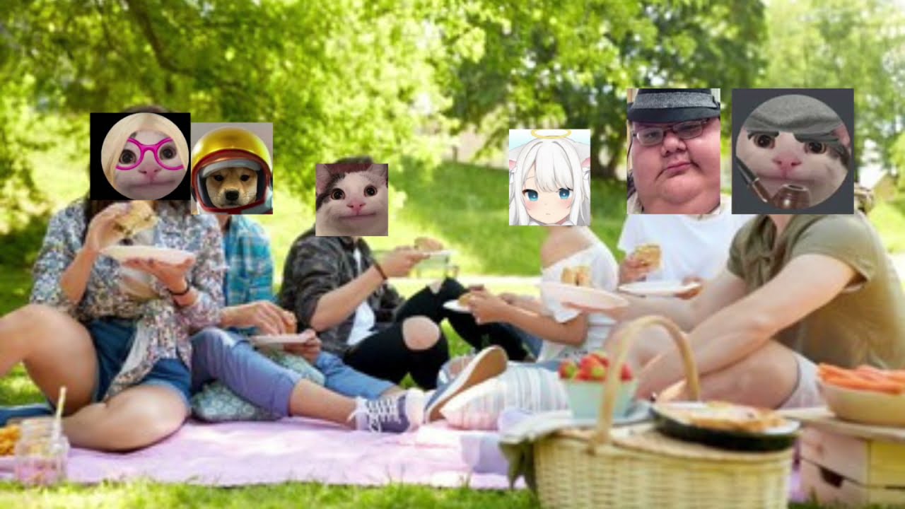 Beluga, Papa Beluga, Belu-mom, Skittle, Lester, Hecker and Skittle-chan ...