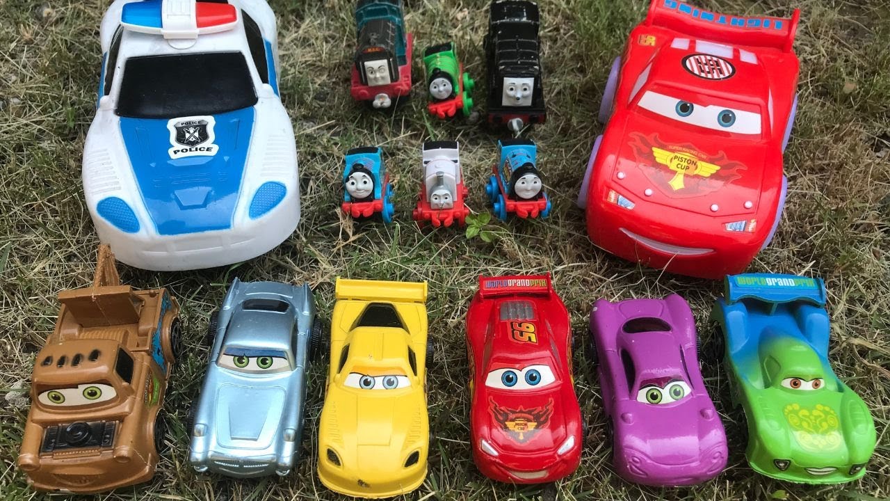 Lightning Mcqueen Toys:Mcqueen,Police Car,Mcqueen Purple,Dinoco,Carla ...