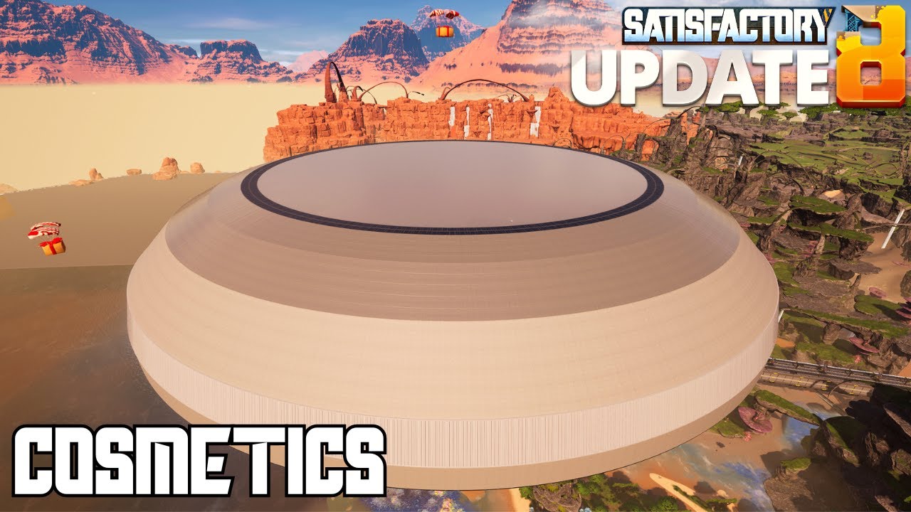 Cosmetic VOD - Senate Building Dome Completion | Satisfactory U8 - YouTube