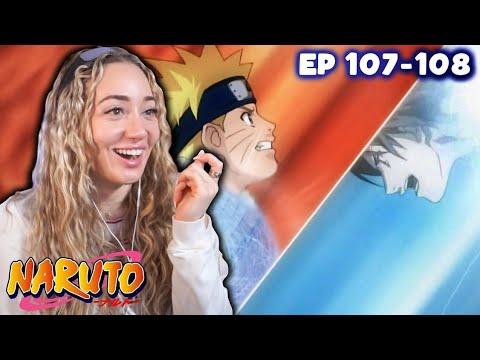 NARUTO vs SASUKE!! - NARUTO Episode 107 & 108 REACTION - YouTube