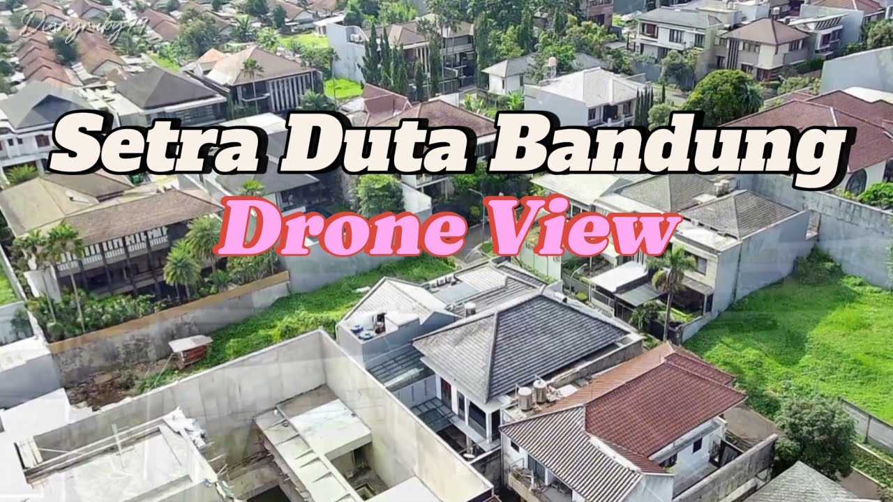 Setra Duta Bandung Drone View - YouTube