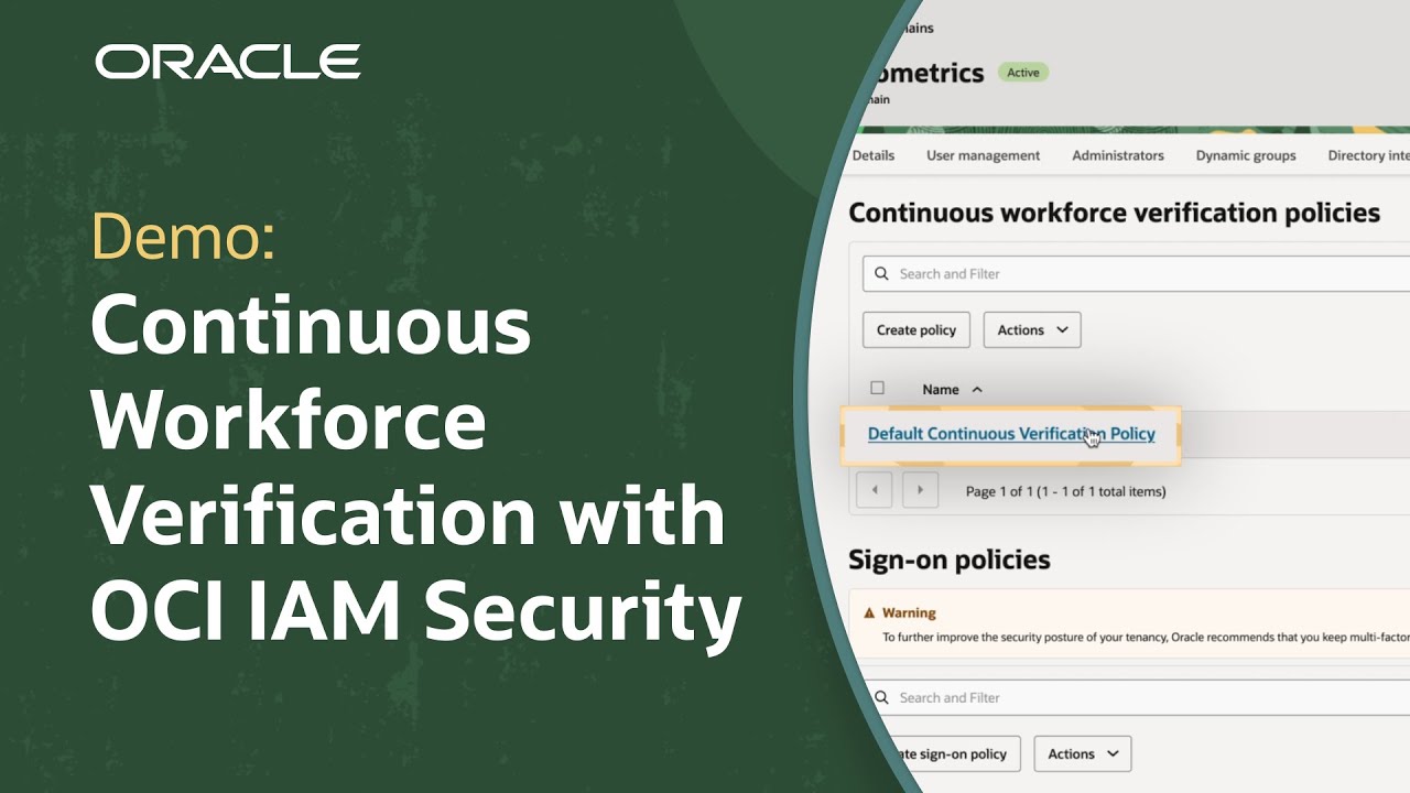 Secure Your Workforce with OCI Identity and Access Management ...