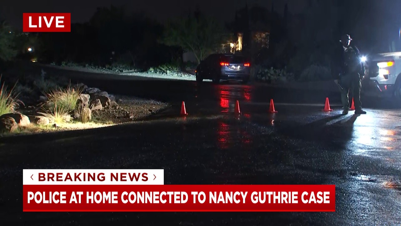 LIVE: Law enforcement surround location near Nancy Guthrie's home in ...