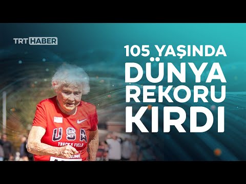 105 yaşındaki Julia Hawkins'ten dünya rekoru