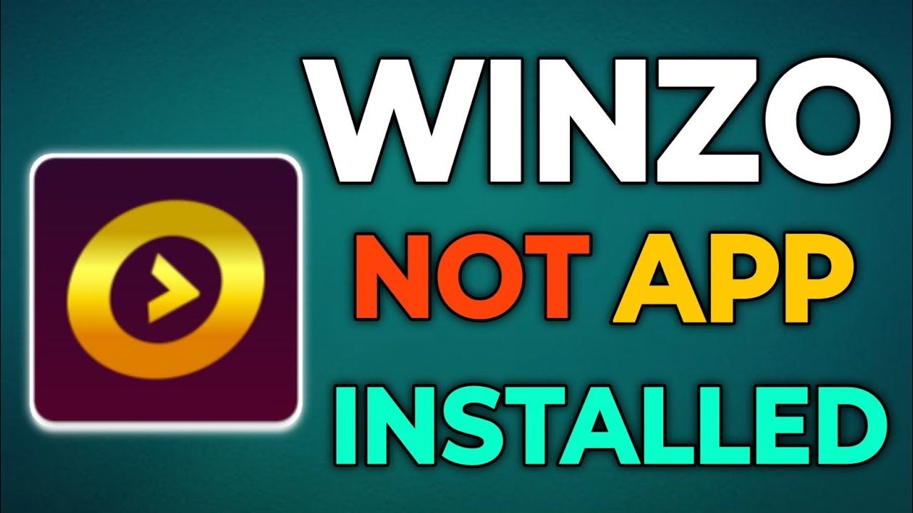 Winzo app not installed problem, winzo app install nahi ho raha - YouTube