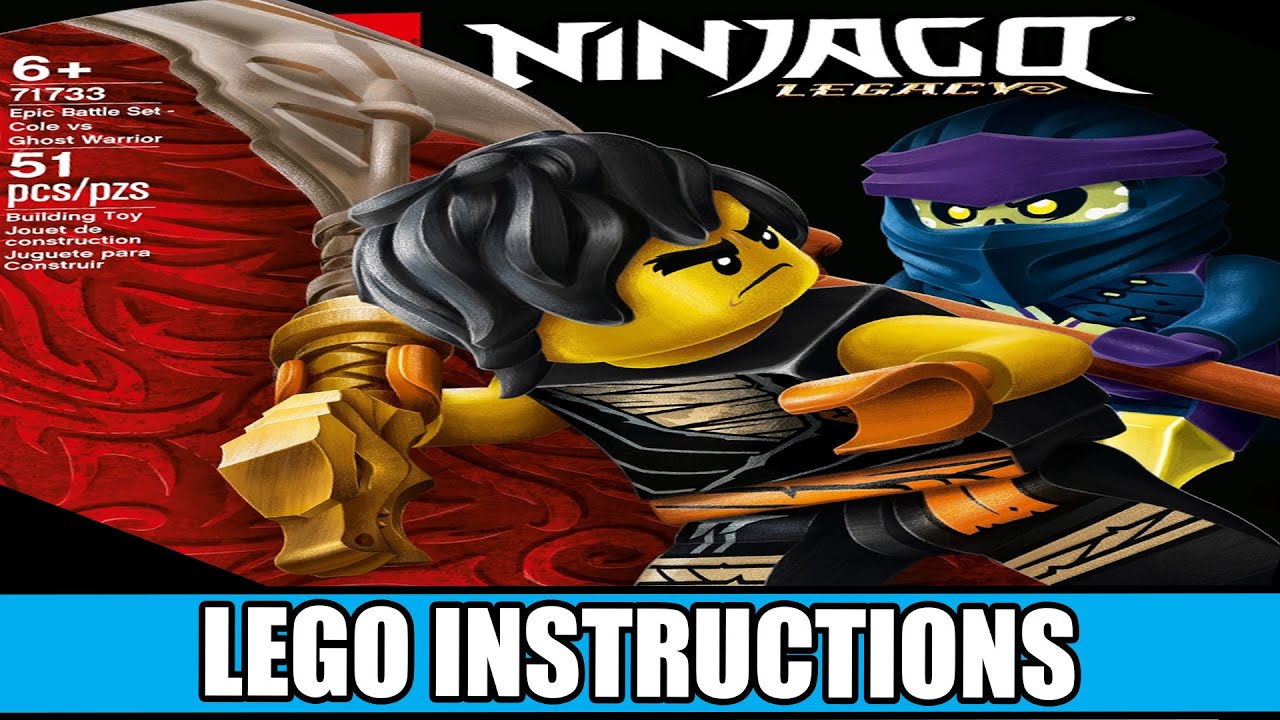 LEGO Instructions – Epic Battle Set - Cole vs. Ghost Warrior – 71733 ...