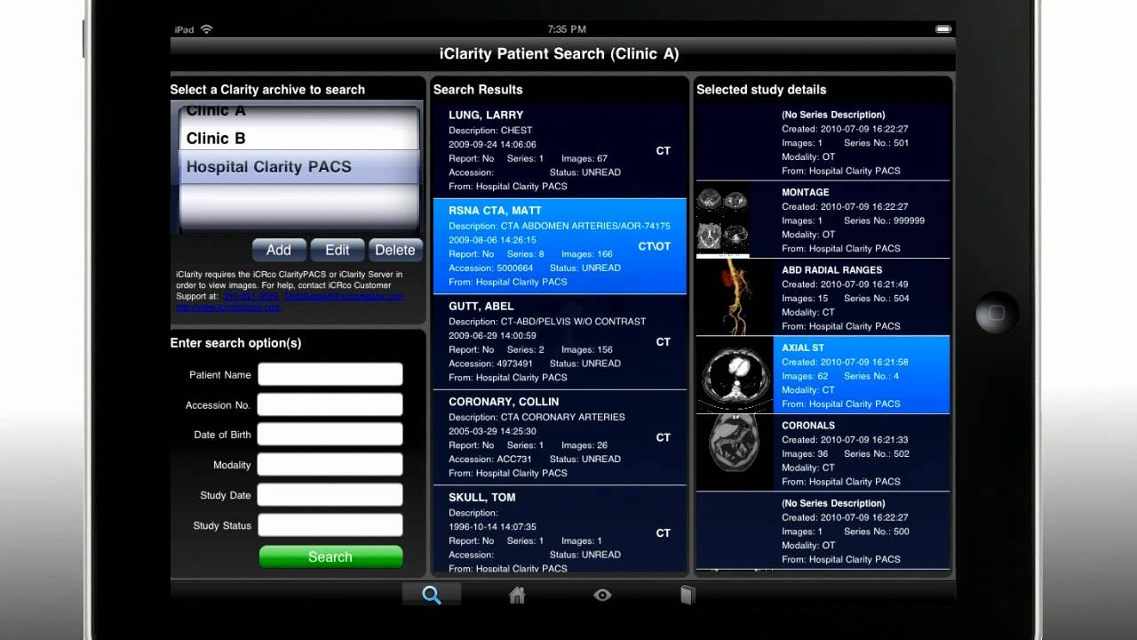 iClarity Portable Management PACS - YouTube