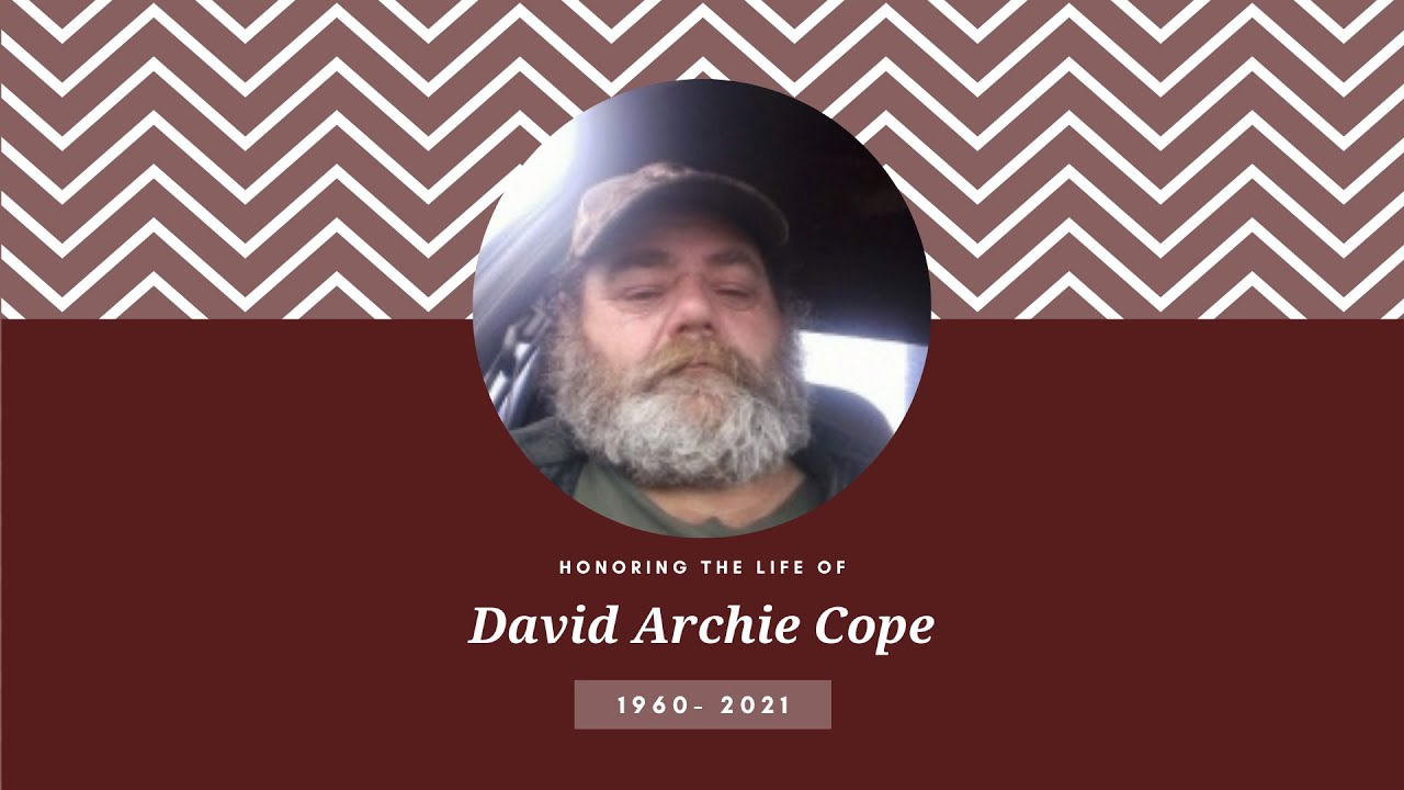 David Archie Cope Funeral Service - YouTube