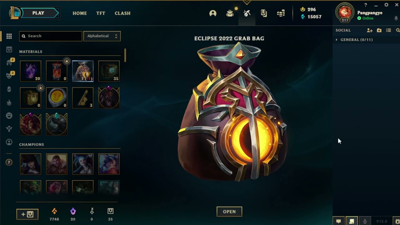 lol Eclipse 2022 Grab Bag opening - YouTube